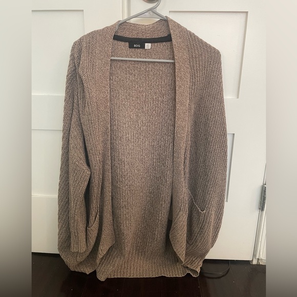 Sweaters | Heathered Brown Open Front Cardigan | Poshmark